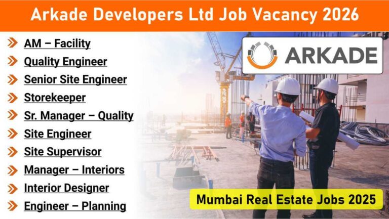 Arkade Developers Ltd Job Vacancy 2026 | Engineers, Supervisors ...