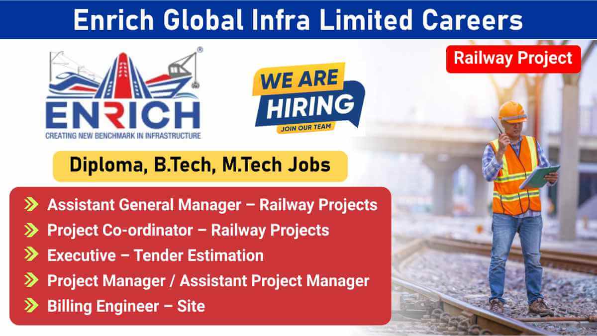 Enrich Global Infra Limited Careers | Railway Projects Hiring in Mumbai ...