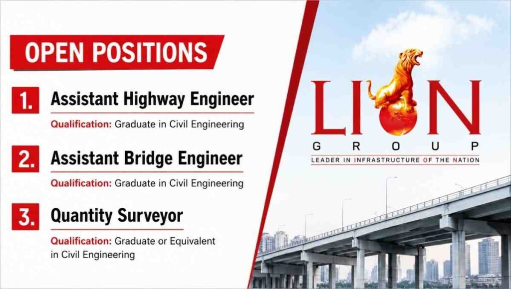 Lion Group New Job Opening | 6-Lane Greenfield Varanasi–Ranchi–Kolkata ...